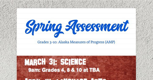 Spring Assessment