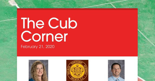 The Cub Corner | Smore Newsletters