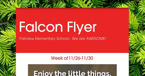Falcon Flyer | Smore Newsletters