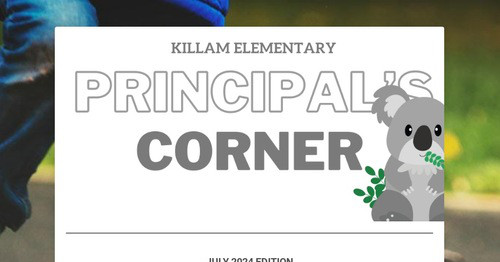 Principal's Corner