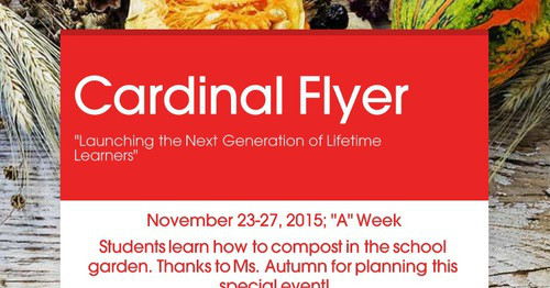 Cardinal Flyer | Smore Newsletters