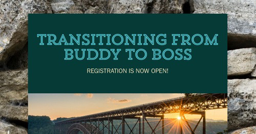 Transitioning from BUDDY to BOSS | Smore Newsletters