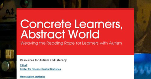 Concrete Learners, Abstract World | Smore Newsletters for Education