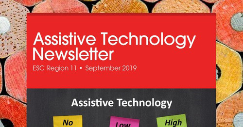 Assistive Technology Newsletter | Smore Newsletters