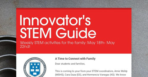 Innovator's STEM Guide | Smore Newsletters