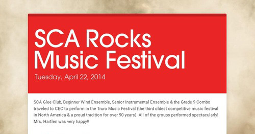 SCA Rocks Music Festival | Smore Newsletters