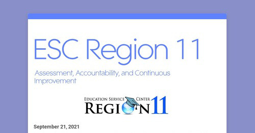 ESC Region 11 | Smore Newsletters