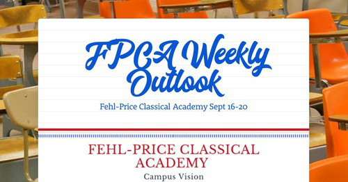 FPCA Weekly Outlook | Smore Newsletters