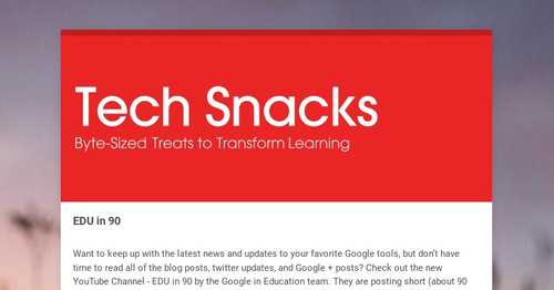Tech Snacks