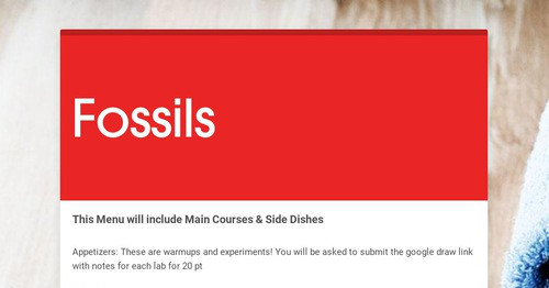 Fossils | Smore Newsletters Fossils | Smore Newsletters