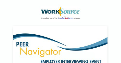 Peer Navigator Hiring Event Update