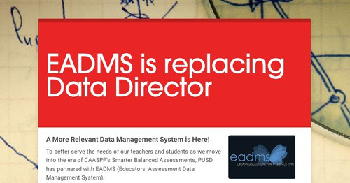 EADMS is replacing Data Director