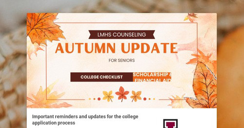 Newsletter for Seniors Fall 2024 | Smore