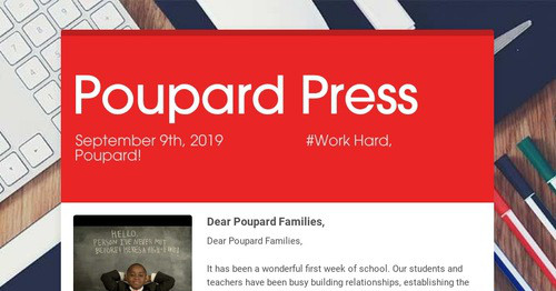 Poupard Press | Smore Newsletters