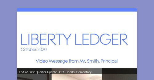 LIBERTY LEDGER | Smore Newsletters