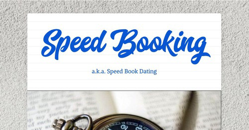 Speed Booking | Smore Newsletters