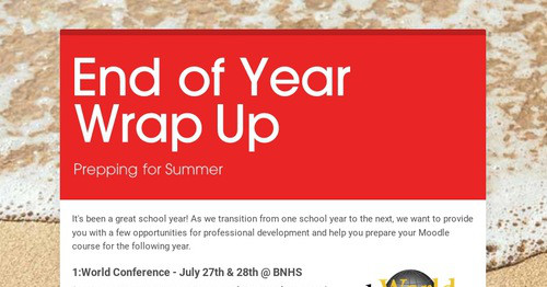 End of Year Wrap Up | Smore Newsletters
