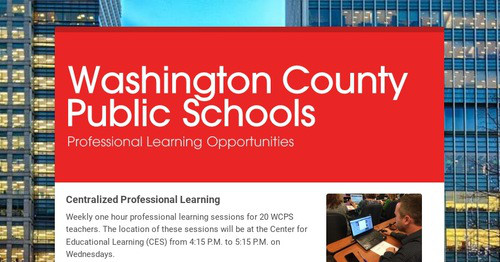 Washington County Public Schools | Smore Newsletters