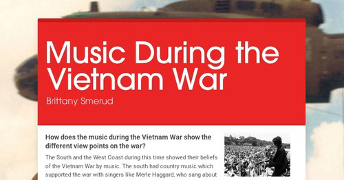 Music During the Vietnam War | Smore Newsletters