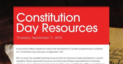 Constitution Day Resources | Smore Newsletters