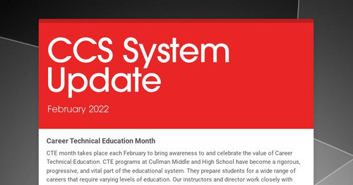 CCS System Update