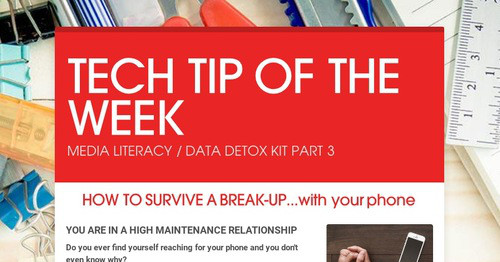 TECH TIP OF THE WEEK