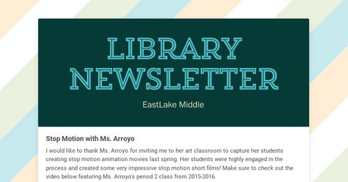 Library Newsletter | Smore Newsletters