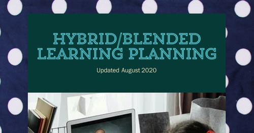 Hybrid/Blended Learning Planning