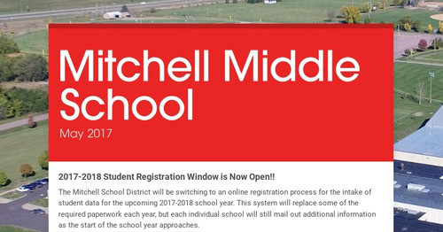 Mitchell Middle School | Smore Newsletters for Education