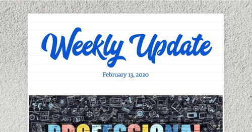 Weekly Update | Smore Newsletters
