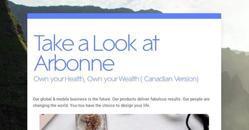 Take a Look at Arbonne