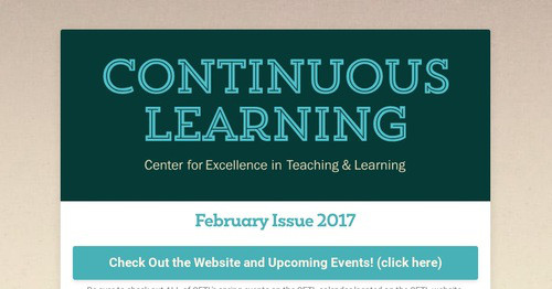 Continuous Learning | Smore Newsletters
