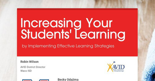 Increasing Your Students' Learning | Smore Newsletters for Education