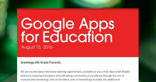 Google Apps for Education