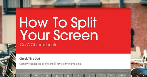 How To Split Your Screen
