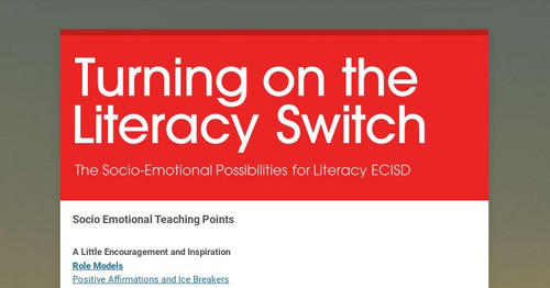 Turning on the Literacy Switch | Smore Newsletters for Education