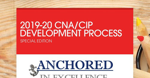 2019-20 CNA/CIP DEVELOPMENT PROCESS | Smore Newsletters