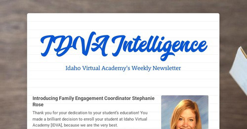 IDVA Intelligence | Smore Newsletters