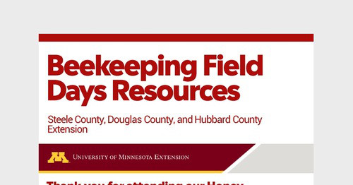 Beekeeping Field Days Resources | Smore Newsletters