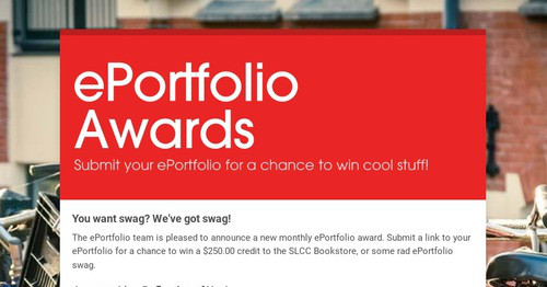 ePortfolio Awards