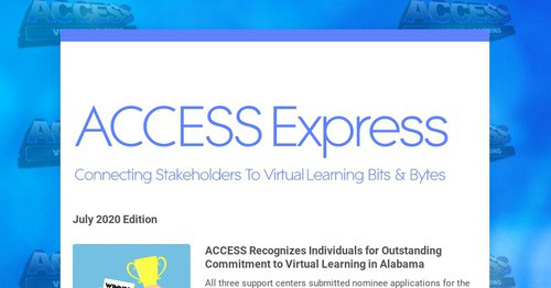 ACCESS Express | Smore Newsletters for Education