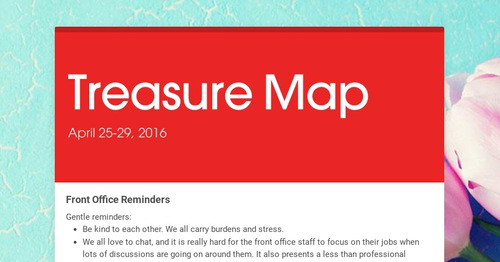 Treasure Map | Smore Newsletters for Business