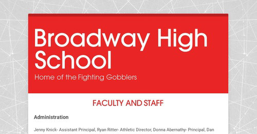 Broadway High School