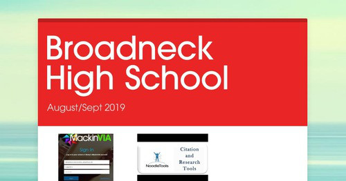 Broadneck High School | Smore Newsletters