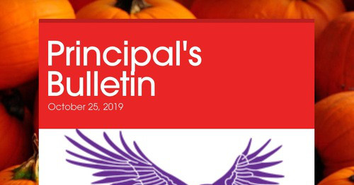 Principal's Bulletin | Smore Newsletters