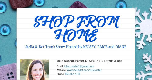 SHOP FROM HOME | Smore Newsletters