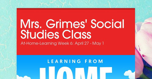 Mrs. Grimes' Social Studies Class | Smore Newsletters
