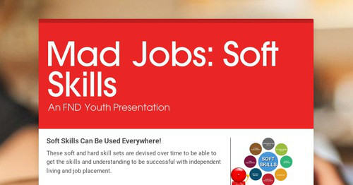 Mad Jobs: Soft Skills | Smore Newsletters