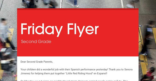 Friday Flyer | Smore Newsletters