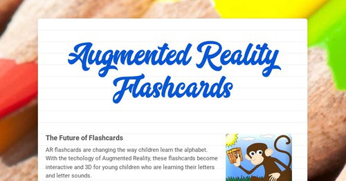 Augmented Reality Flashcards | Smore Newsletters